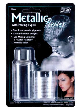 Metal Body Paint Kit Silver - Angels Fancy Dress